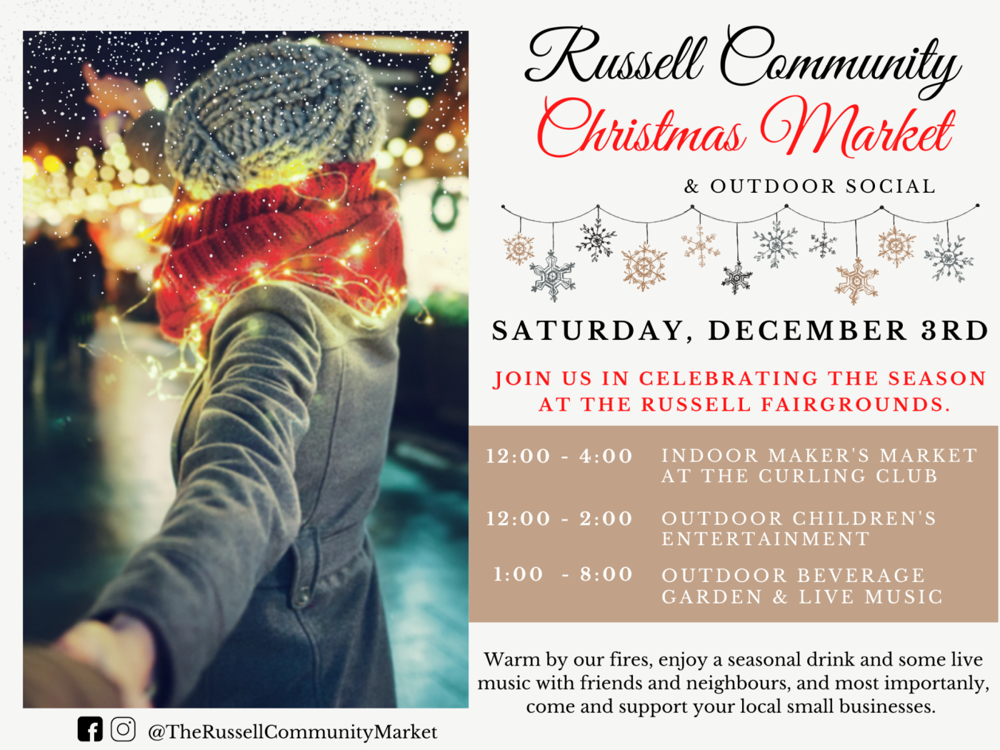 Russell Community Christmas Market | Russell Agricultural Society